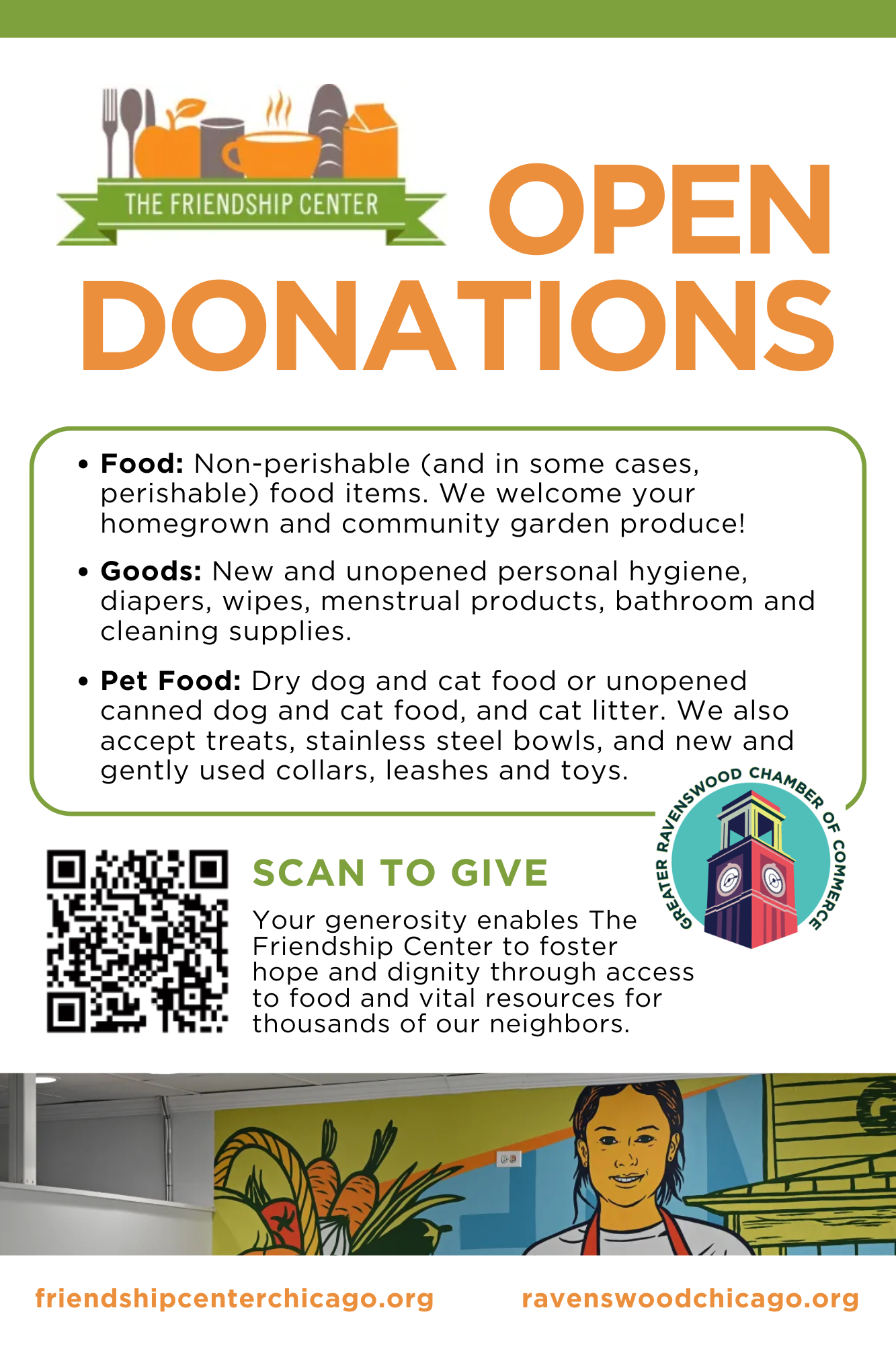 Ravenswood Food Pantry Donation Drive